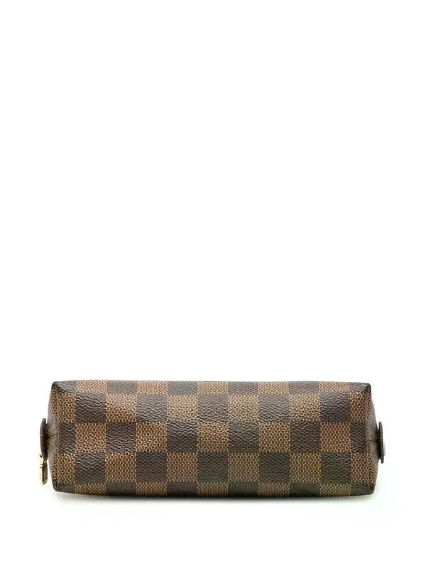 LOUIS VUITTON 2004 Damier Ebene Cosmetic Pouch - Brown