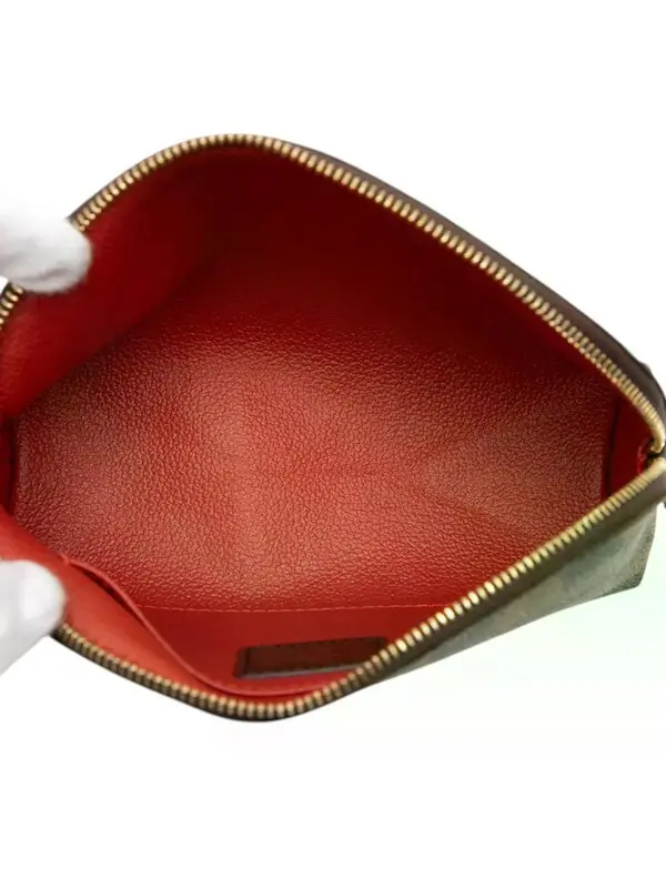 LOUIS VUITTON 2004 Damier Ebene Cosmetic Pouch - Brown