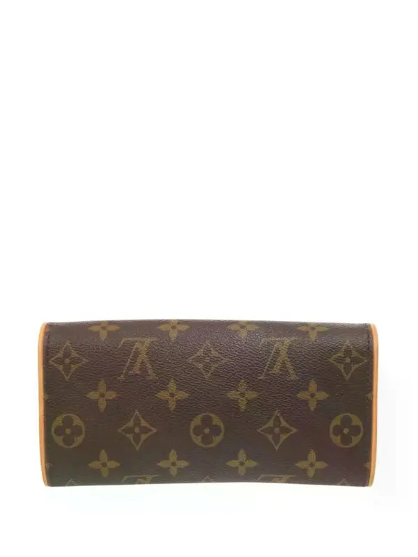 LOUIS VUITTON 1990-2015 Monogram Pochette Twin Pm Crossbody Bag - Brown