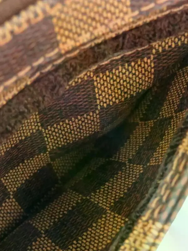 LOUIS VUITTON 2003 Damier Ebene Geronimos Crossbody Bag