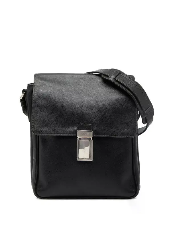 Prada Saffiano Travel Messenger Crossbody Bag