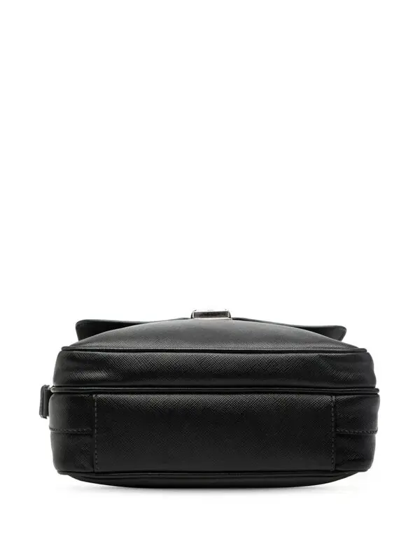 Prada Saffiano Travel Messenger Crossbody Bag