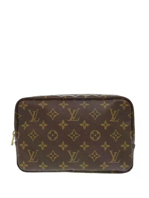 LOUIS VUITTON 1991 Monogram Trousse Toilette 23 - Brown