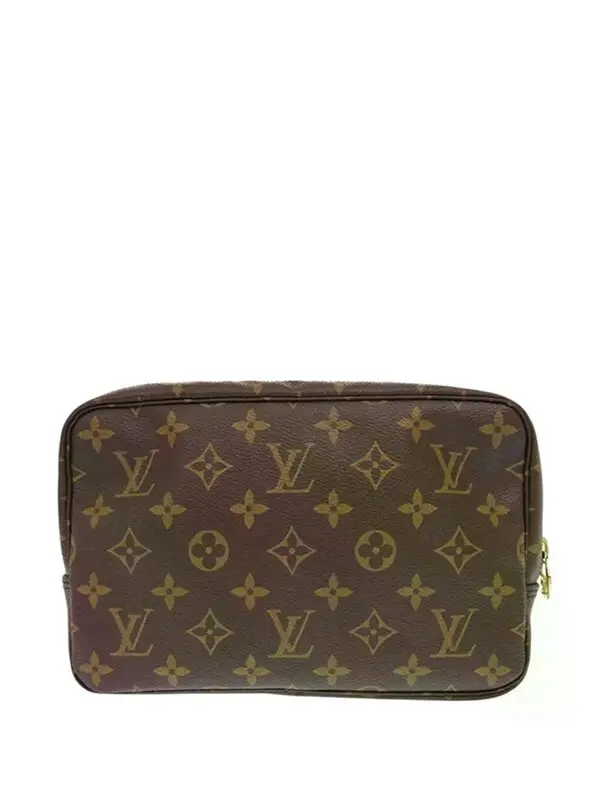 LOUIS VUITTON 1991 Monogram Trousse Toilette 23 - Brown