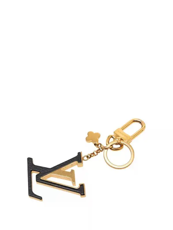 LOUIS VUITTON 2022 Plated Capucines Ring And Bag Charm Key Chain - Gold