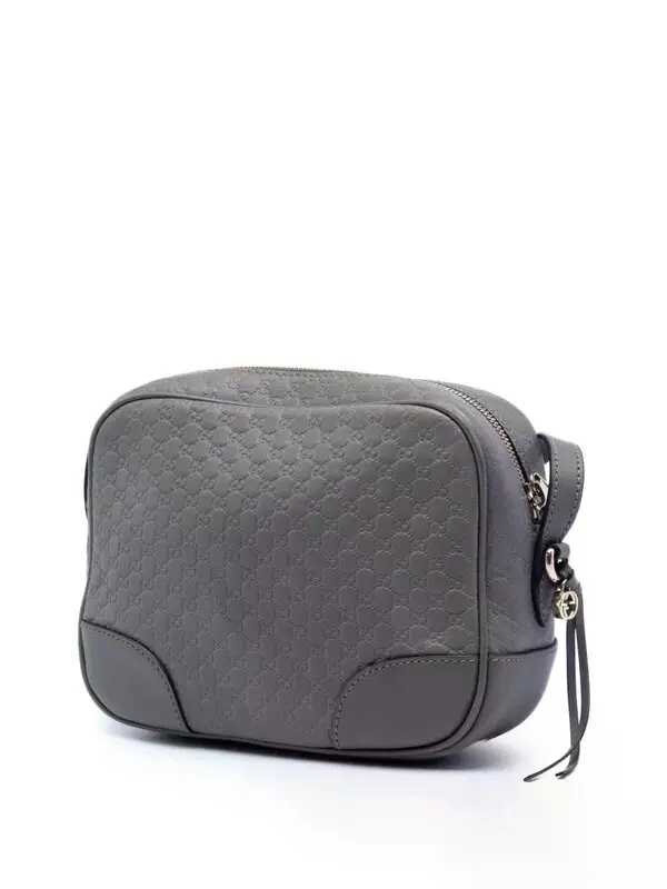 Gucci Microssima Bree Crossbody Bag - Grey