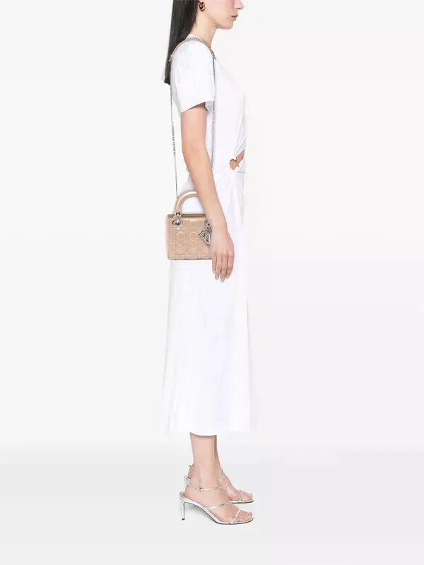 Dior 2015 Mini Lady Satchel - Neutrals