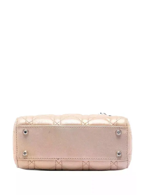 Dior 2015 Mini Lady Satchel - Neutrals