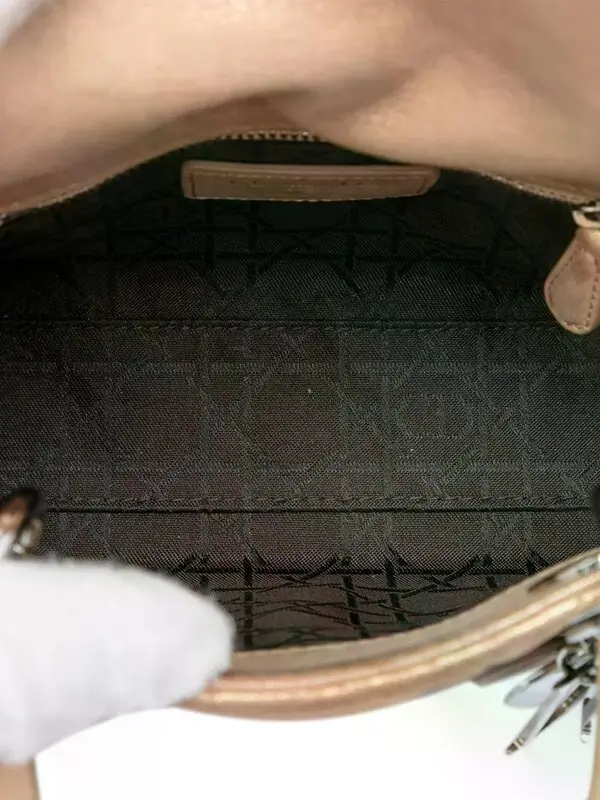 Dior 2015 Mini Lady Satchel - Neutrals