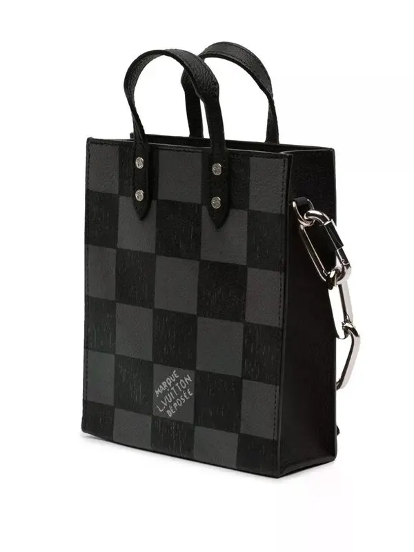 LOUIS VUITTON Damier Checkerboard Sac Plat Xs Satchel