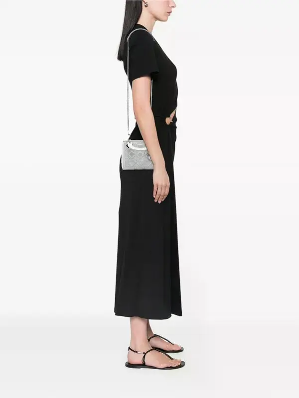 Dior 2016 Mini Lambskin Cannage Lady Satchel