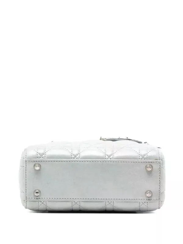 Dior 2016 Mini Lambskin Cannage Lady Satchel
