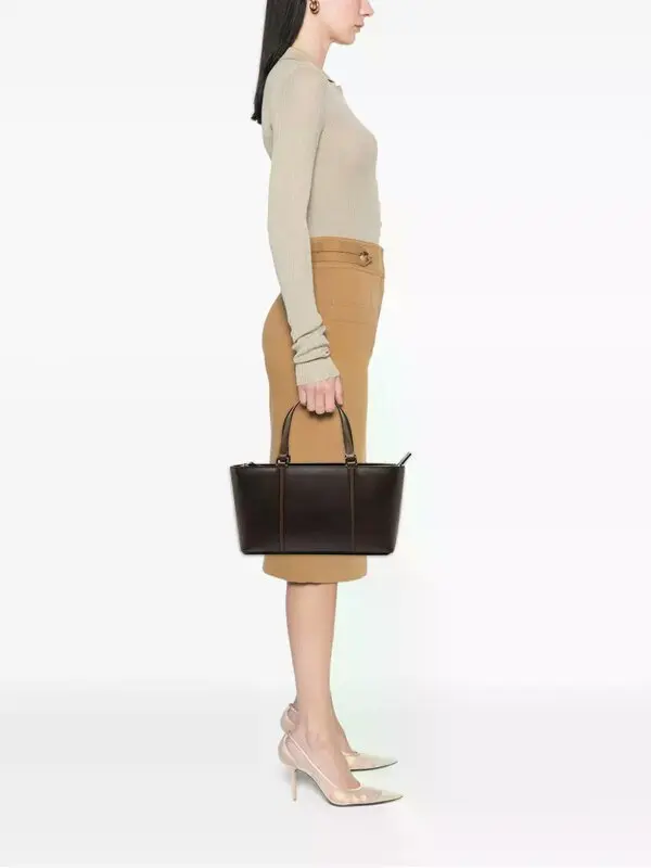 Burberry Leather Handbag - Brown