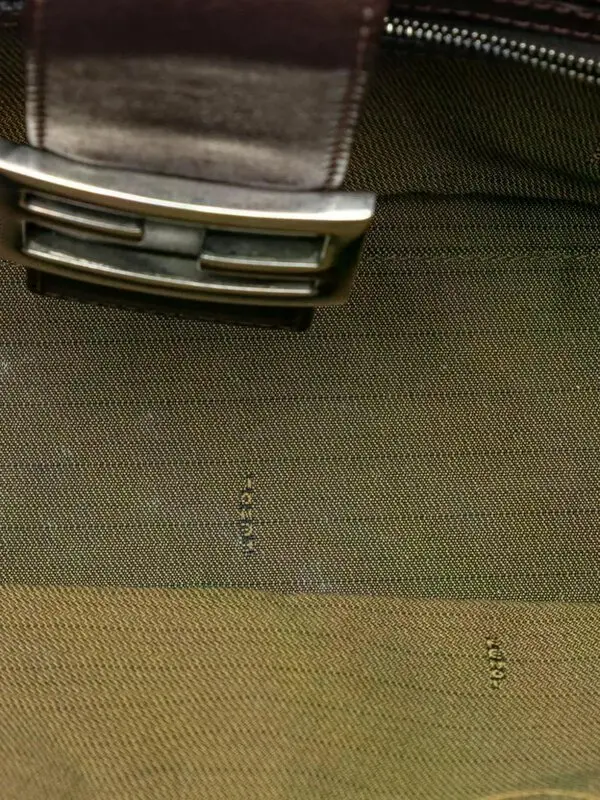 Fendi 2000-2010 Zucca Canvas Shoulder Bag