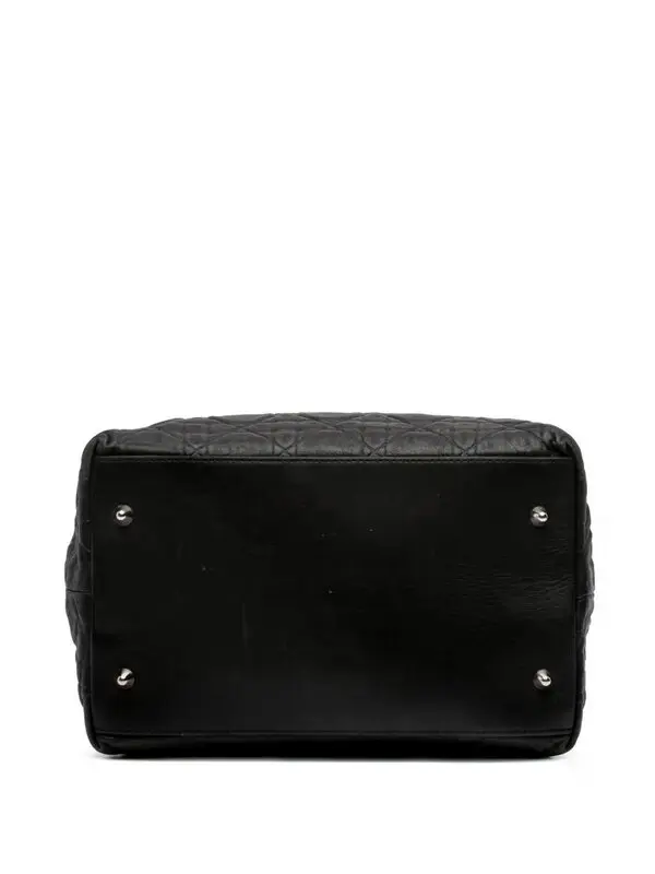 Dior 2008 Lambskin Cannage Soft Lady Tote Bag