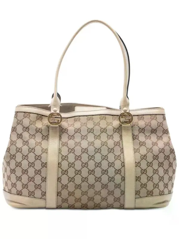 Gucci Gg Canvas Miss Gg Tote Bag - Neutrals