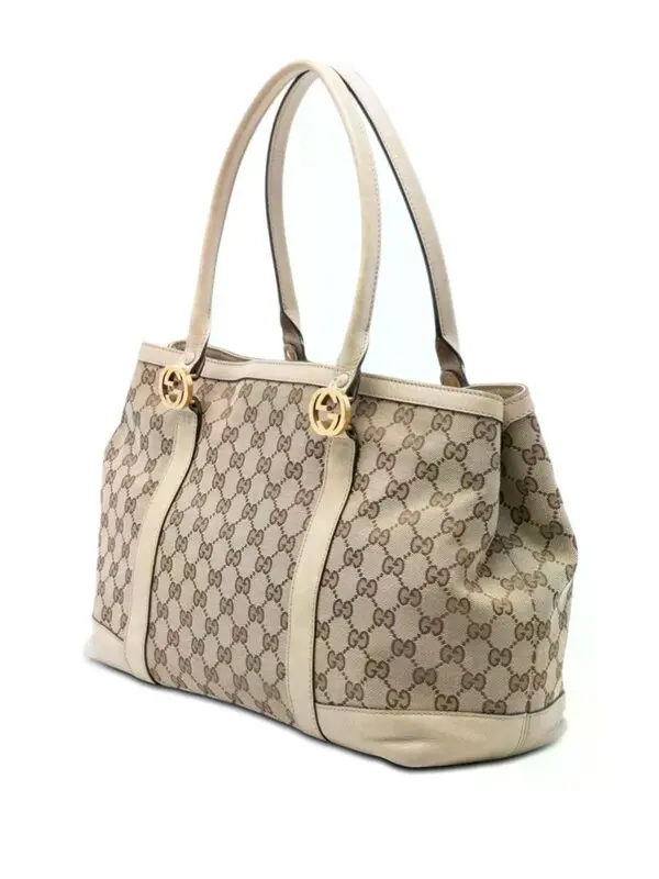 Gucci Gg Canvas Miss Gg Tote Bag - Neutrals
