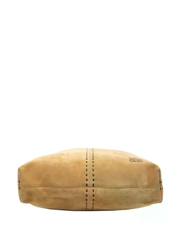 Loewe Anagram Suede Shoulder Bag