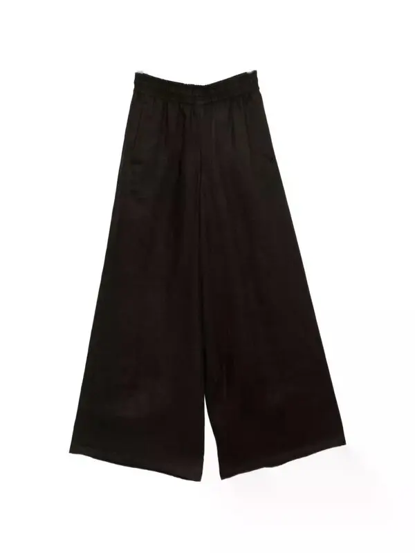DRYKORN Ceiling Elasticated-waist Wide-leg Trousers - Black
