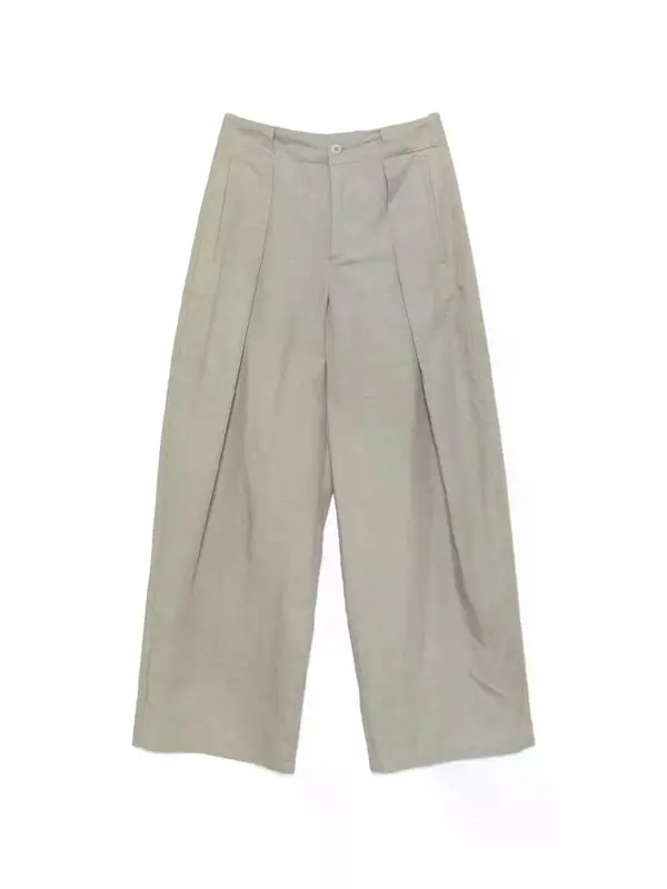 DRYKORN Threw Pleated Wide-leg Trousers - Neutrals
