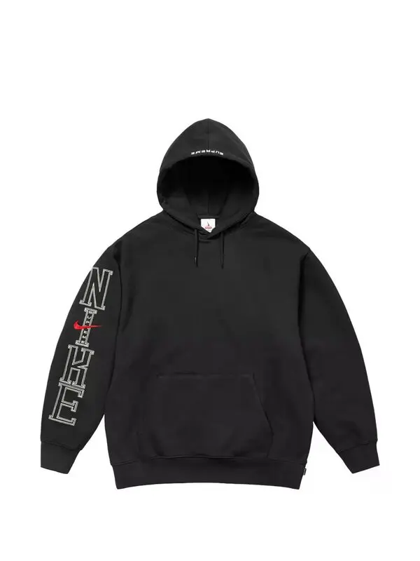 Supreme Logo-embroidered Hoodie