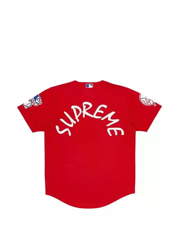 Supreme Logo-patch Baseball Jersey