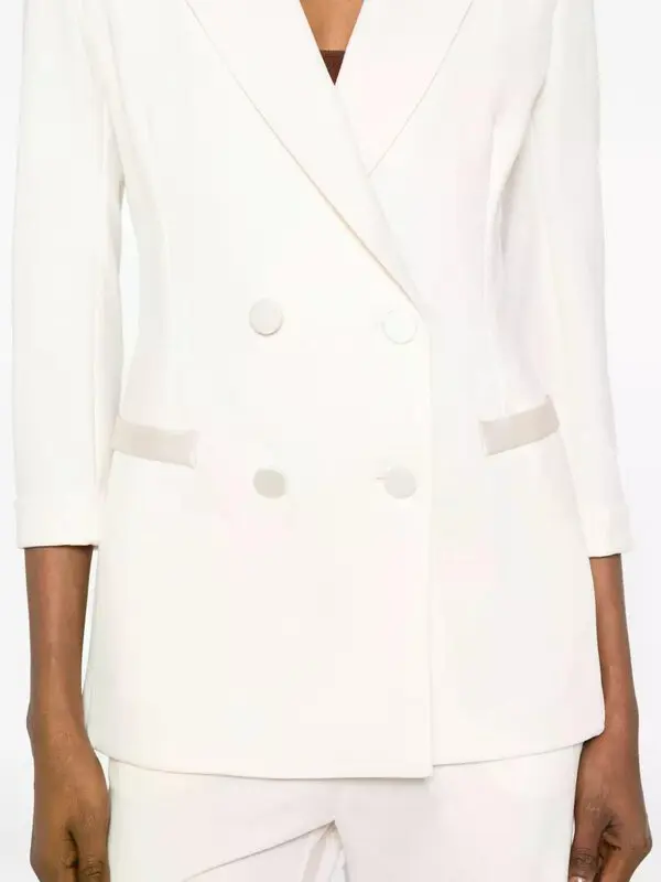 Imperial Double-breasted Blazer - Neutrals