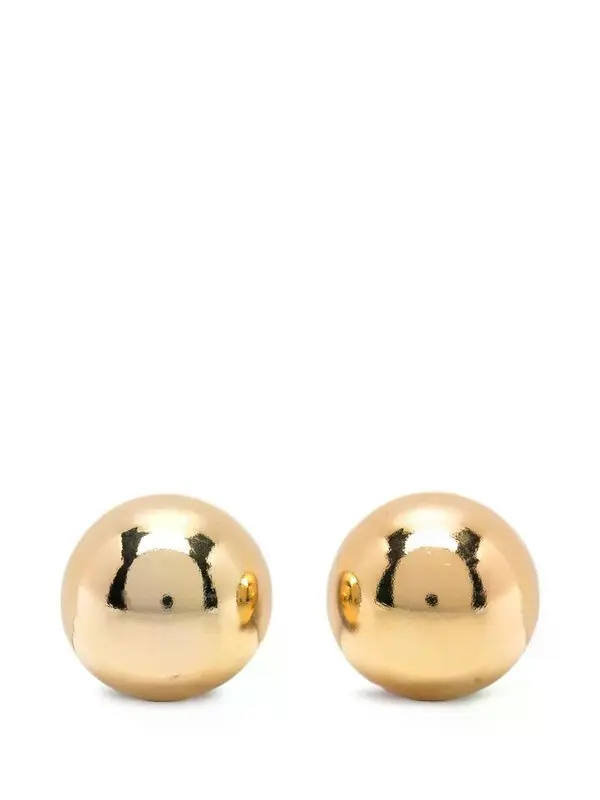 SILVIA GNECCHI Sade Maxi Dome Clip-on Earrings - Gold