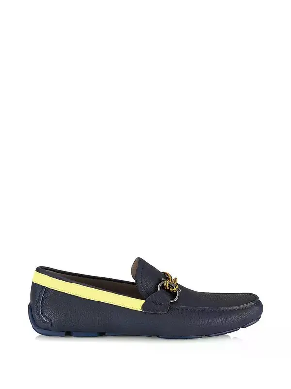 FERRAGAMO Round-toe Loafers - Blue