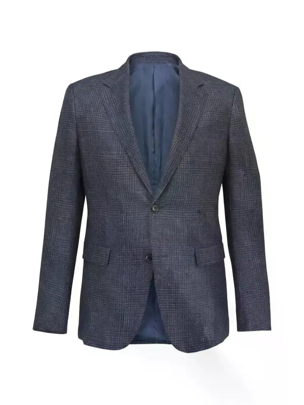 Zegna Textured Blazer - Blue