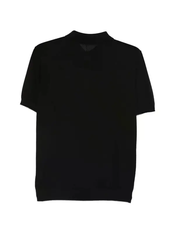 CENERE GB Short-sleeve Polo Shirt - Black