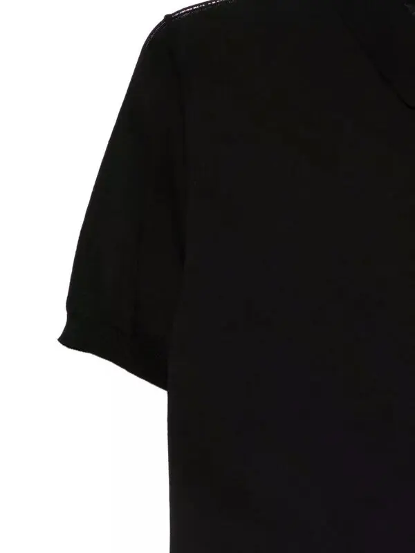CENERE GB Short-sleeve Polo Shirt - Black