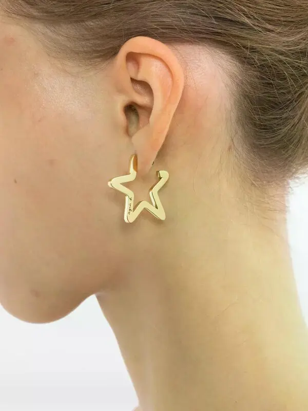AGNES B. Rock Star Earrings - Gold