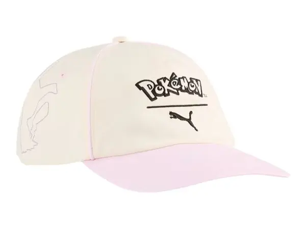 PUMA X Pokemon Cap - Alpine Snow/pearl Pink
