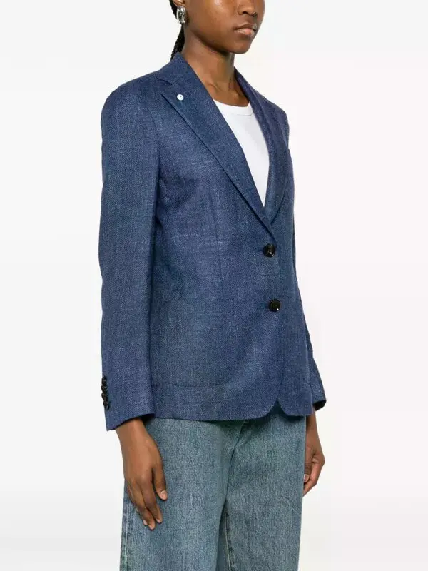 L.B.M. 1911 Marl-effect Patch-pocket Blazer
