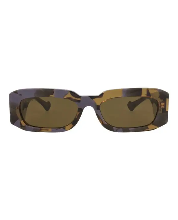 Gucci Square-frame Recycled Acetate Sunglasses - Havana Havana Brown (gg1426s/30014474/003)