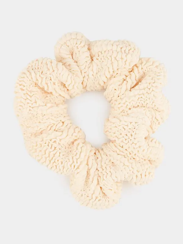 Hunza G Crinkle Scrunchie - Pink