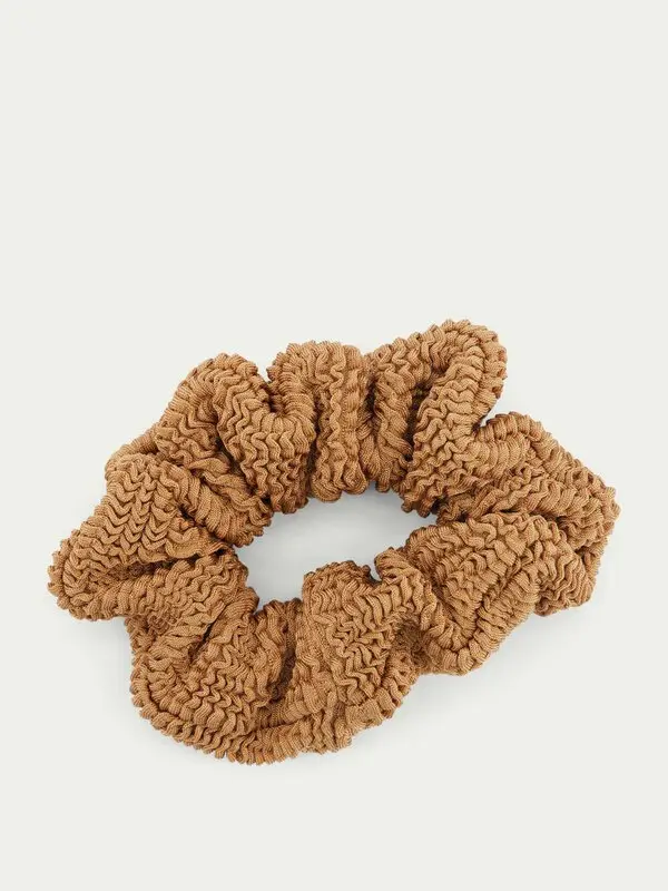 Hunza G Scrunchie - Brown
