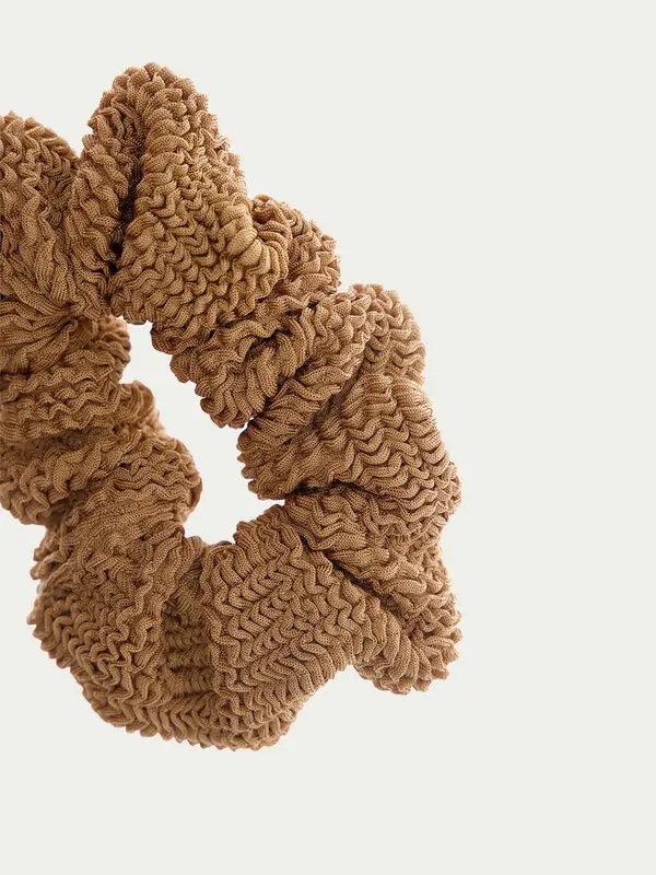 Hunza G Scrunchie - Brown