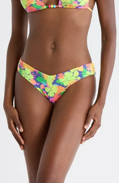 KULANI KINIS V-cut Bikini Bottoms - Neon Sunset