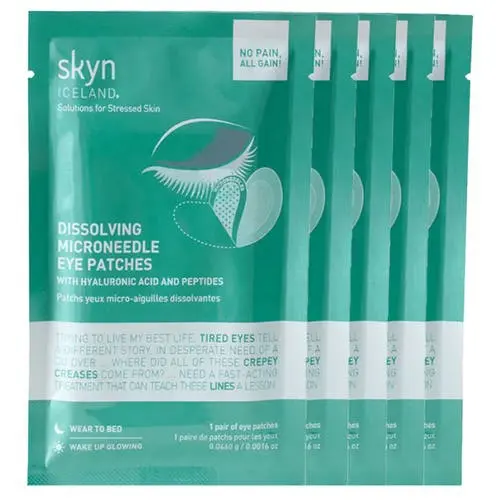 SKYN ICELAND Dissolving Microneedle Eye Patches 5-pack - Regular