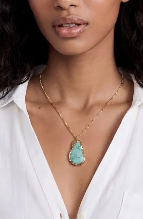 Ettika Molten Pendant Necklace