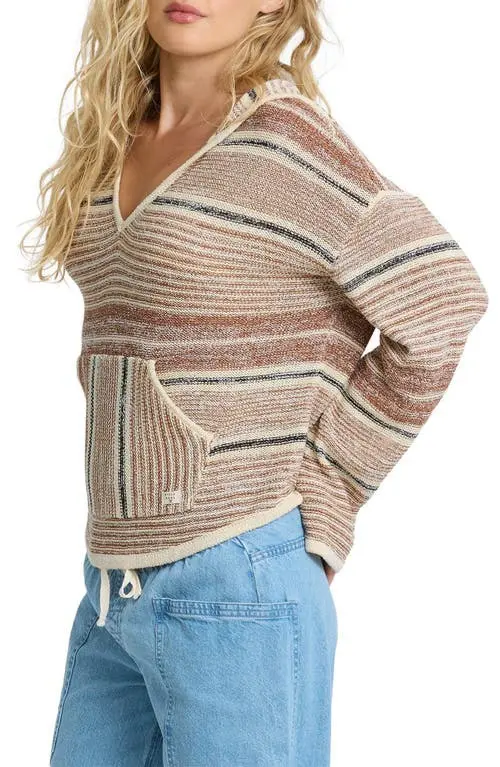 BILLABONG Baja Beach Stripe Cotton Blend Hoodie