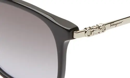 FERRAGAMO Classic Logo 53mm Rectangle Sunglasses