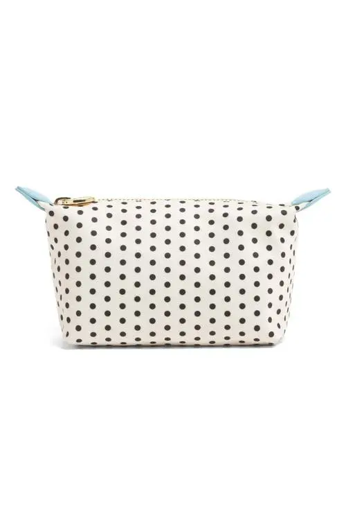 Stoney Clover Lane Nylon Dot Print Pouchette - Small Dot Black Base