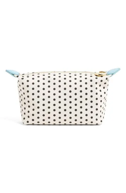 Stoney Clover Lane Nylon Dot Print Pouchette - Small Dot Black Base