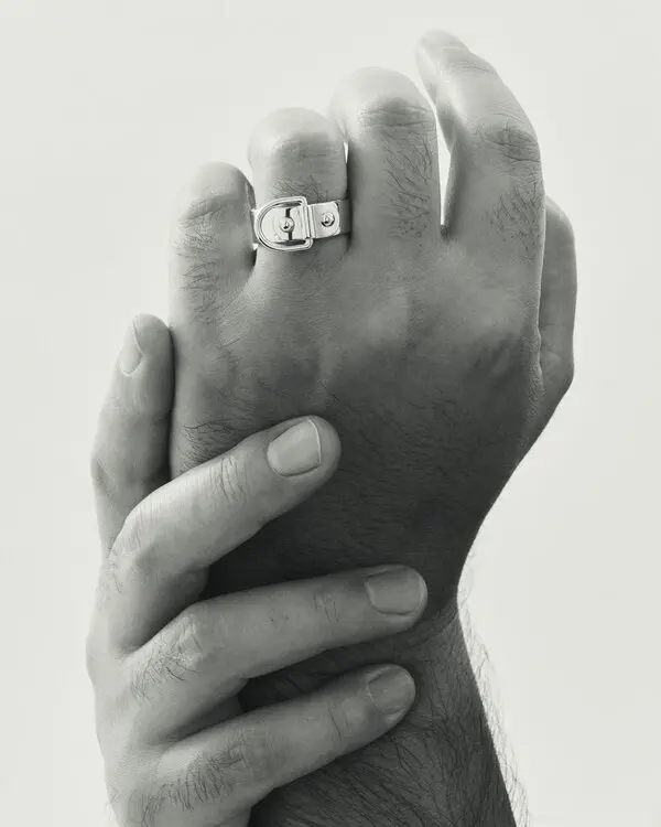 STATEMENT Rivet Sterling Ring - Silver