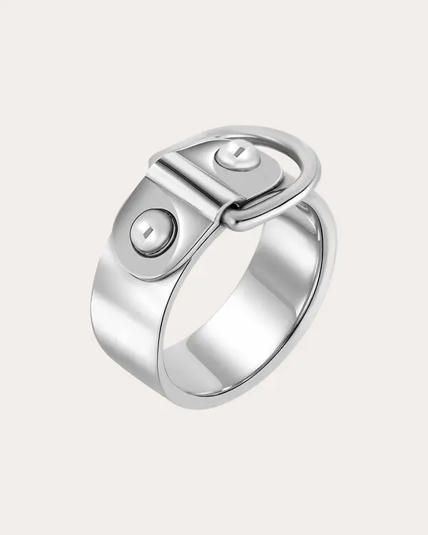 STATEMENT Rivet Sterling Ring - Silver
