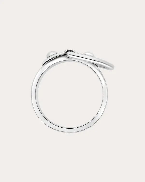 STATEMENT Rivet Sterling Ring - Silver