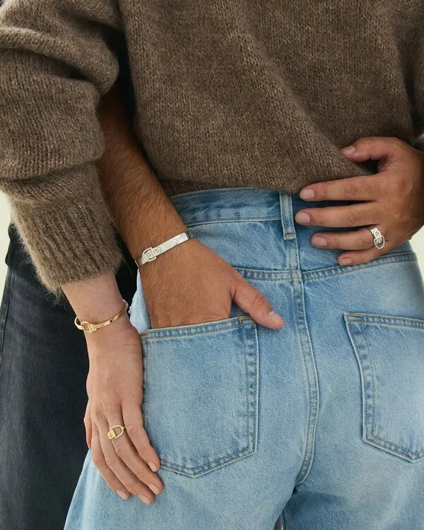 STATEMENT Rivet Sterling Ring - Silver